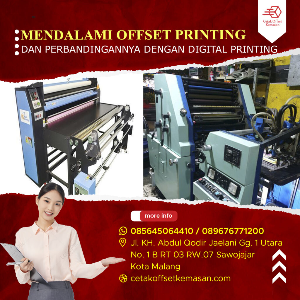 Pendalaman Mengenai Metode Offset Printing dan Perbandingannya dengan ...