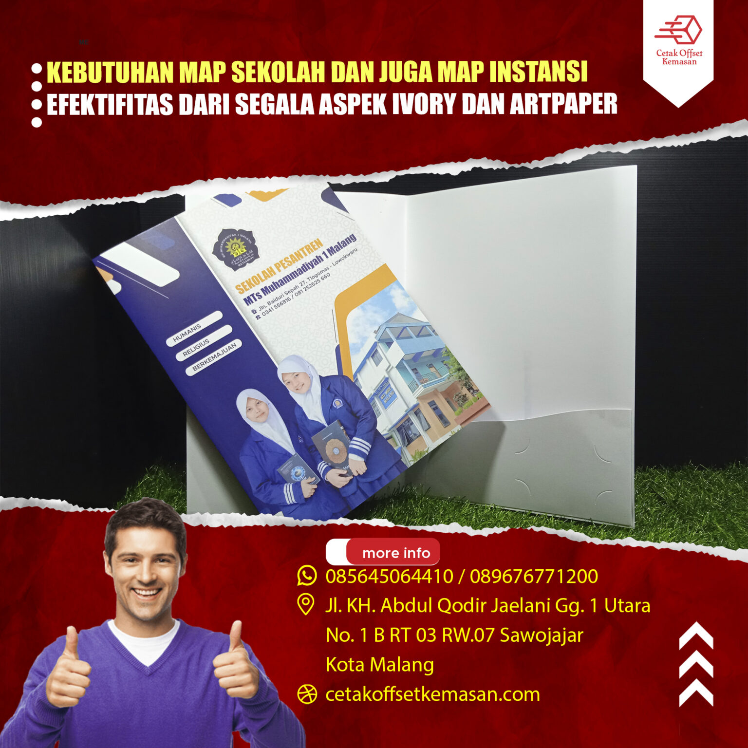 Memilih Bahan untuk Map Sekolah dan Instansi: Ivory vs Artpaper - Cetak ...