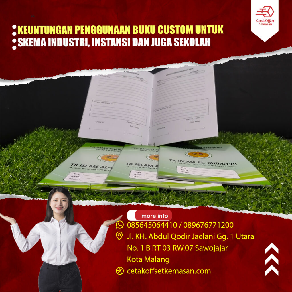 Inilah Keuntungan Penggunaan Buku Custom untuk Skema Bisnis, Instansi ...
