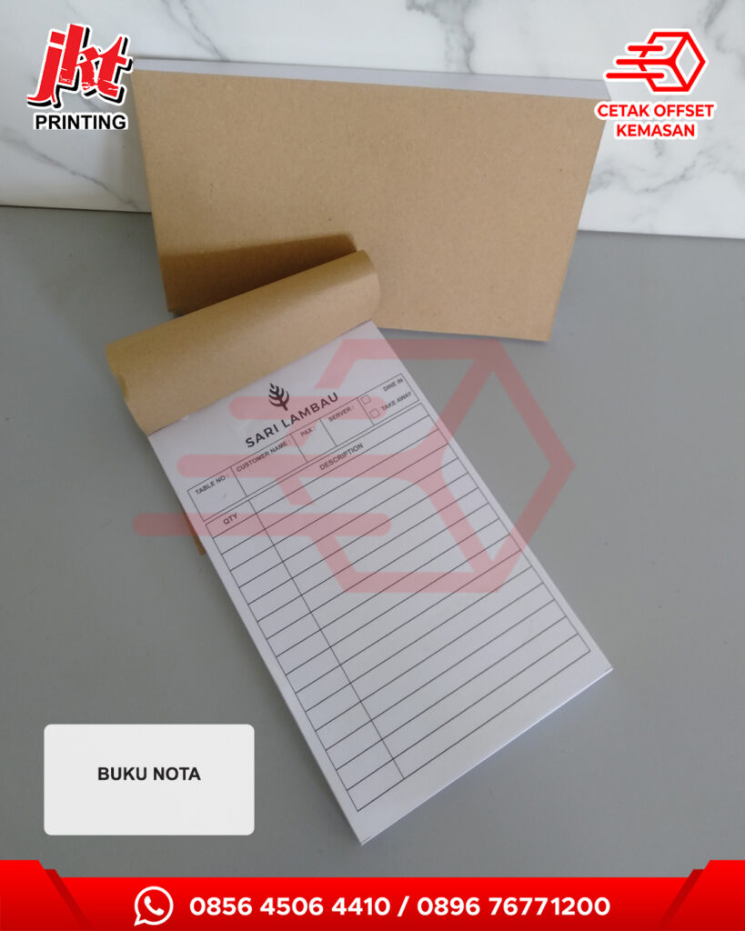 Cetak Buku Nota Bisnis Jadi Makin Gampang dan Fleksibel! - Cetak Offset ...